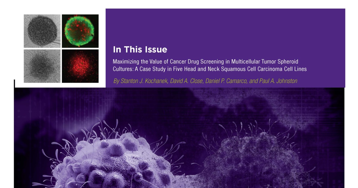 Maximizing the Value of Cancer Drug Screening in Multicellular Tumor ...
